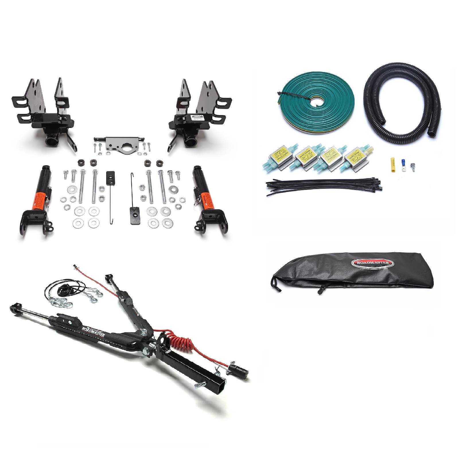 Roadmaster Nighthawk Tow Bar & Baseplate Bundle w/ Wiring for Jeep Gladiator JT | eBay
