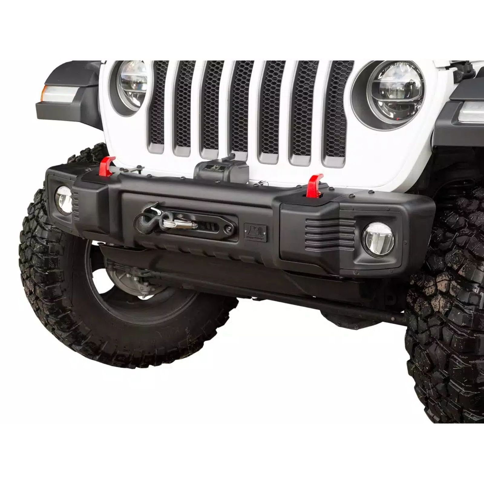 Rugged Ridge Spartacus Stubby Satin Black Front Bumper for Wrangler JL ...